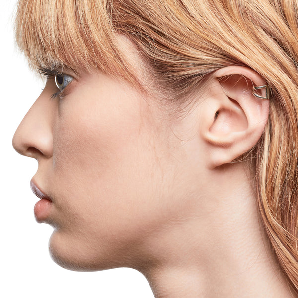 Acute Triangle Ear Cuff in Sterling Silver | K/LLER Collection Jewelry ...