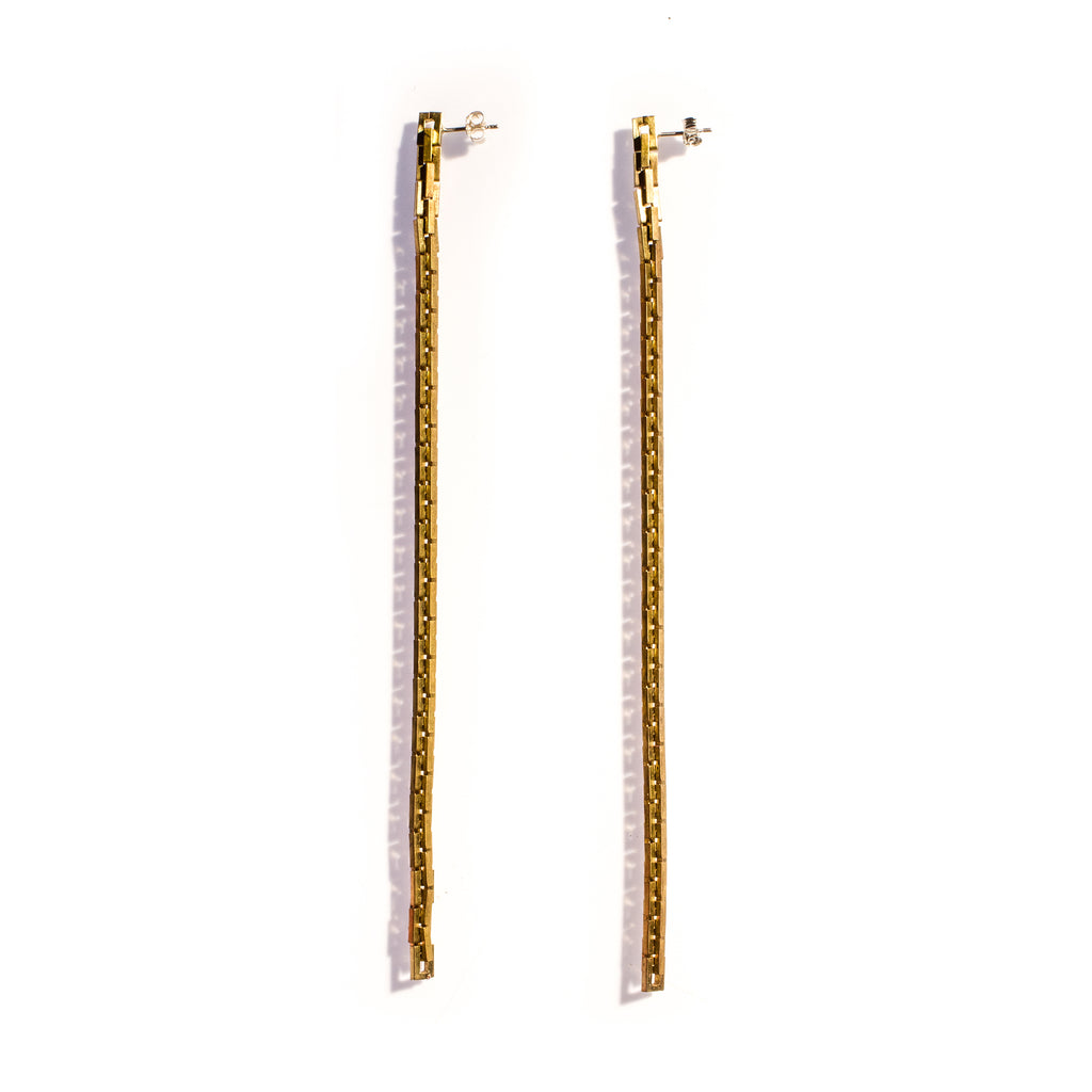 LONG BOSTON CHAIN LINK DUSTERS IN BRASS | K/LLER Collection Jewelry – K ...